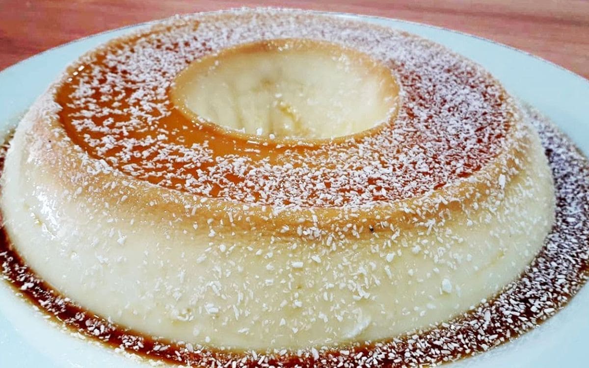 Pudim de Maria Mole de Coco Sem Forno, Fácil e Muito Gostoso