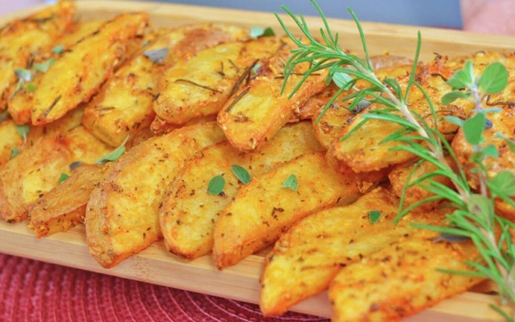 Receita Fácil e Deliciosa: Batata Rústica com Parmesão na Airfryer
